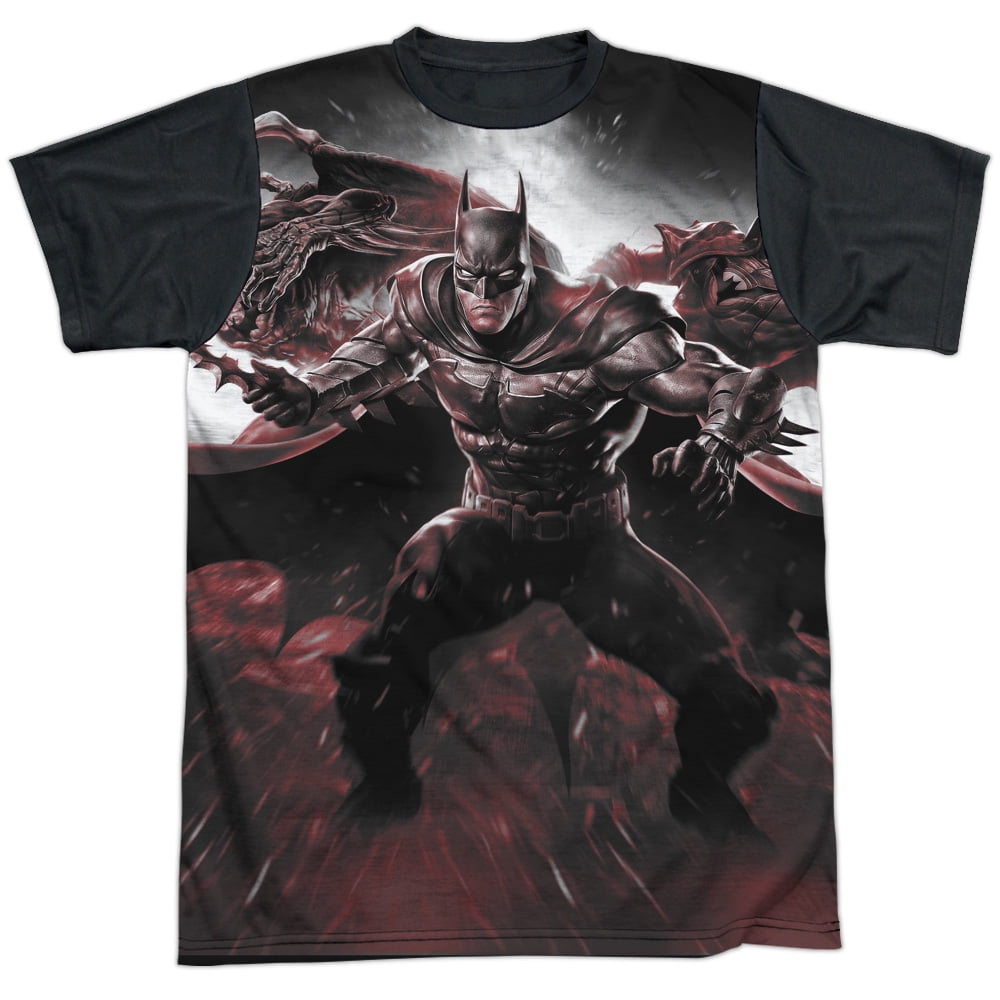 infinite crisis men's ic batman sublimation t-shirt white - Walmart.com