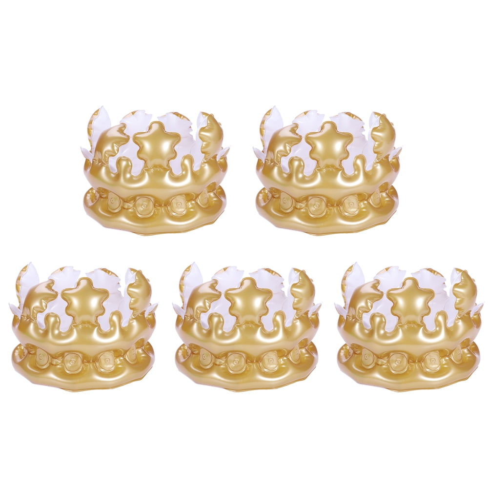inflatable crown 5pcs Creative Inflatable Crown Balloon Inflatable ...