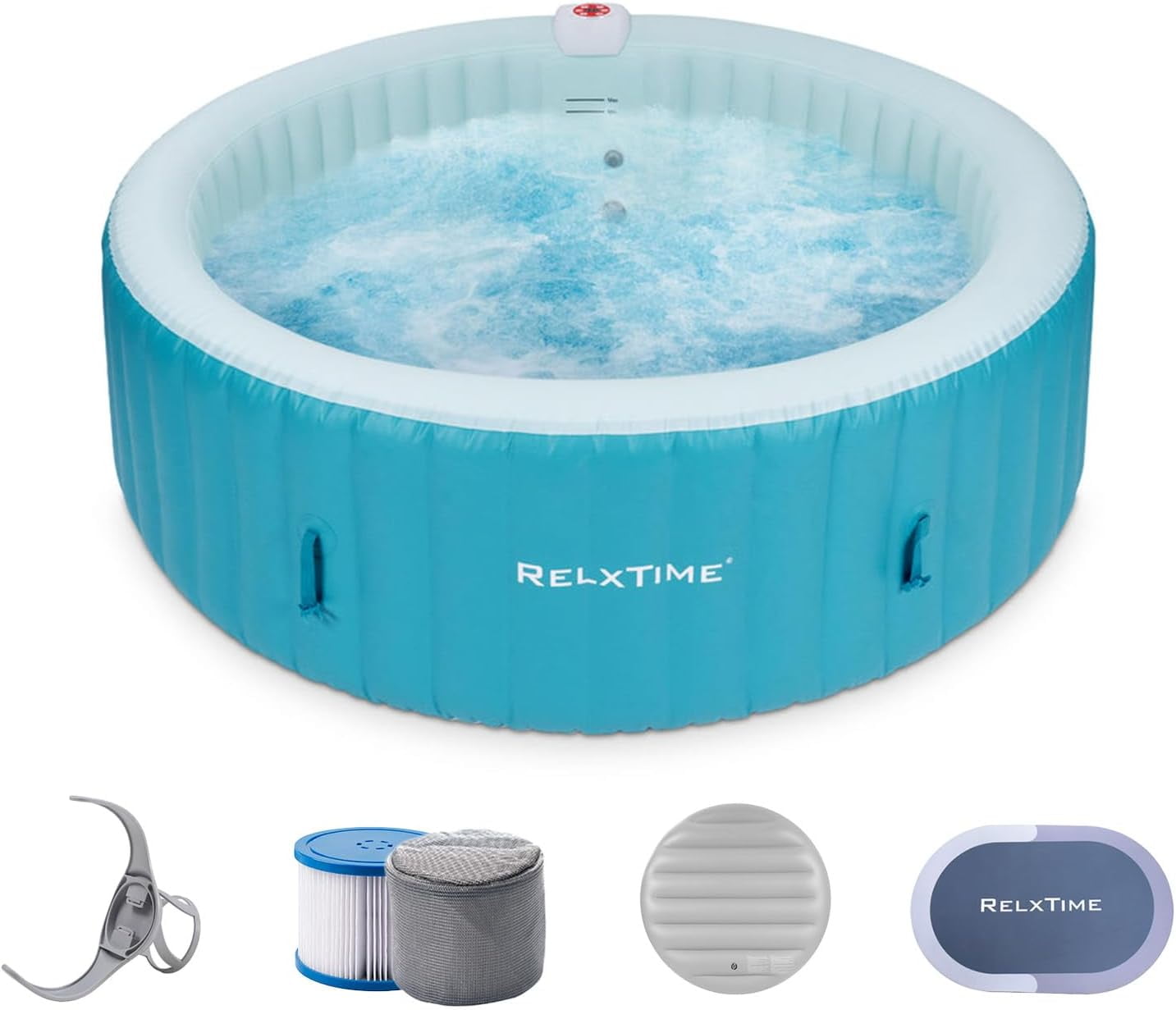 inflatable hot tub, portable hot tub, outdoor home spa, jacuzzi ...