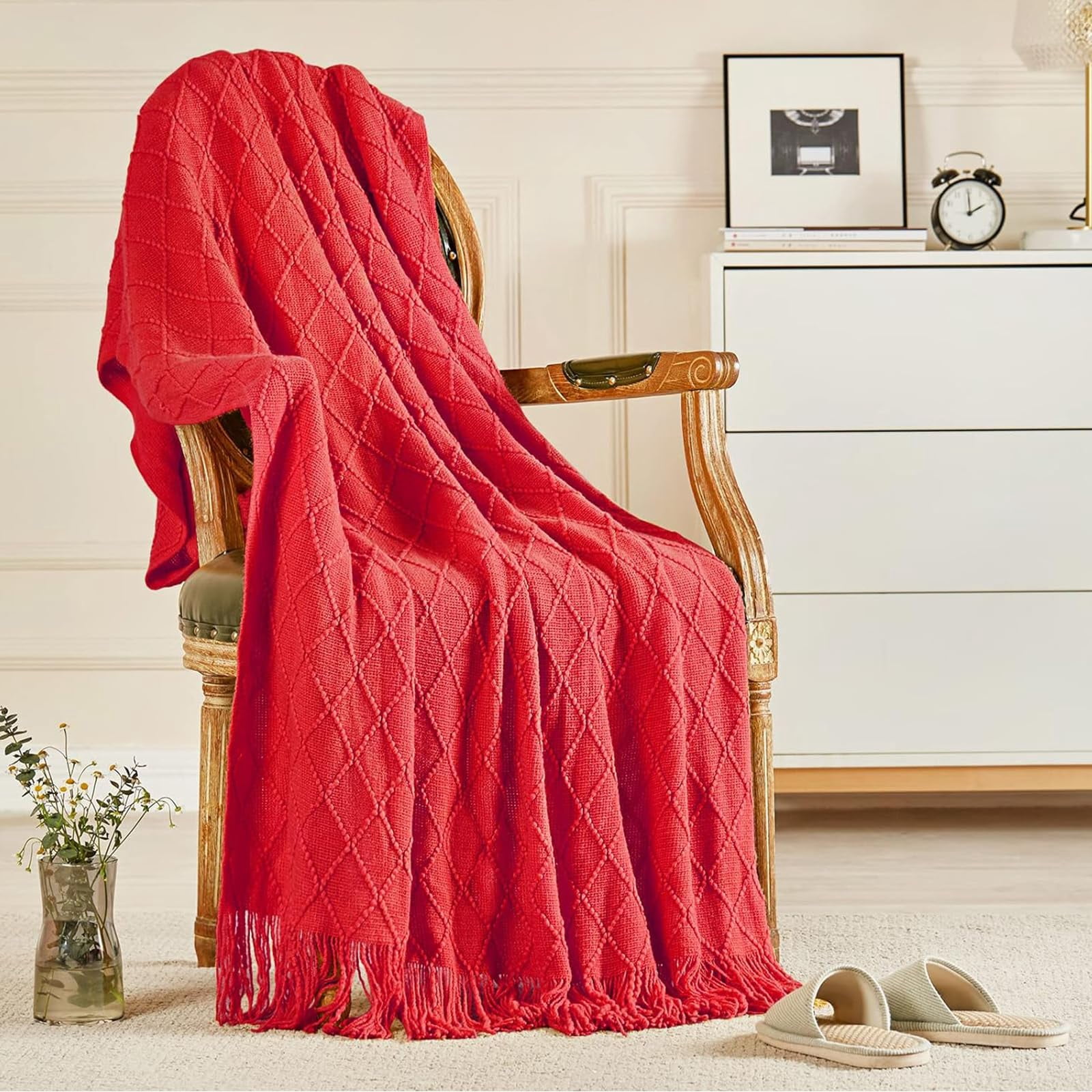 inhand Knitted Gift Throw Blankets for Couch and Day Decor Blanket for ...