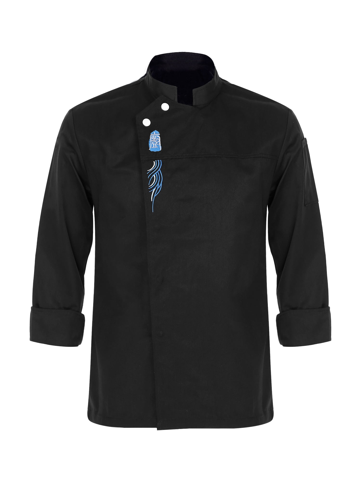 inhzoy Chef Jacket for Men Women Long Sleeve Kitchen Cooking Hotel ...