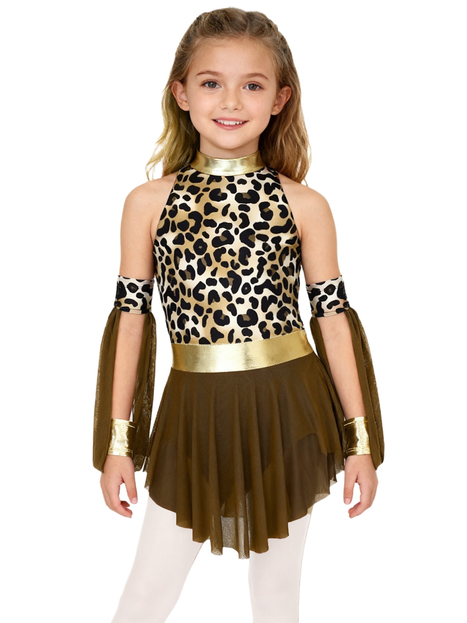 inhzoy Kids Cavegirl Girls Stone Age Themed Wild Cave Girls Outfit ...