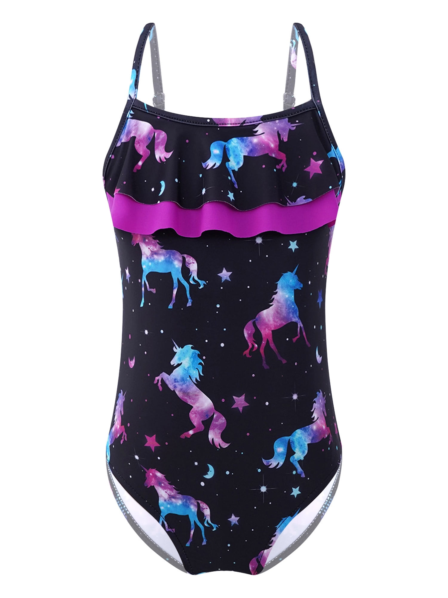 inhzoy Kids Girls One Piece Swimsuit Mermaid Summer Beach Swimwear ...