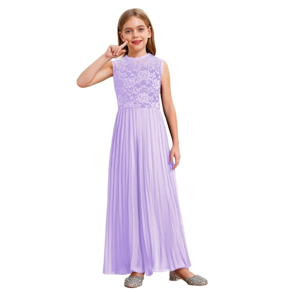 inhzoy Kids Girls Sleeveless Birthday Party Jumpsuit Floral Lace ...