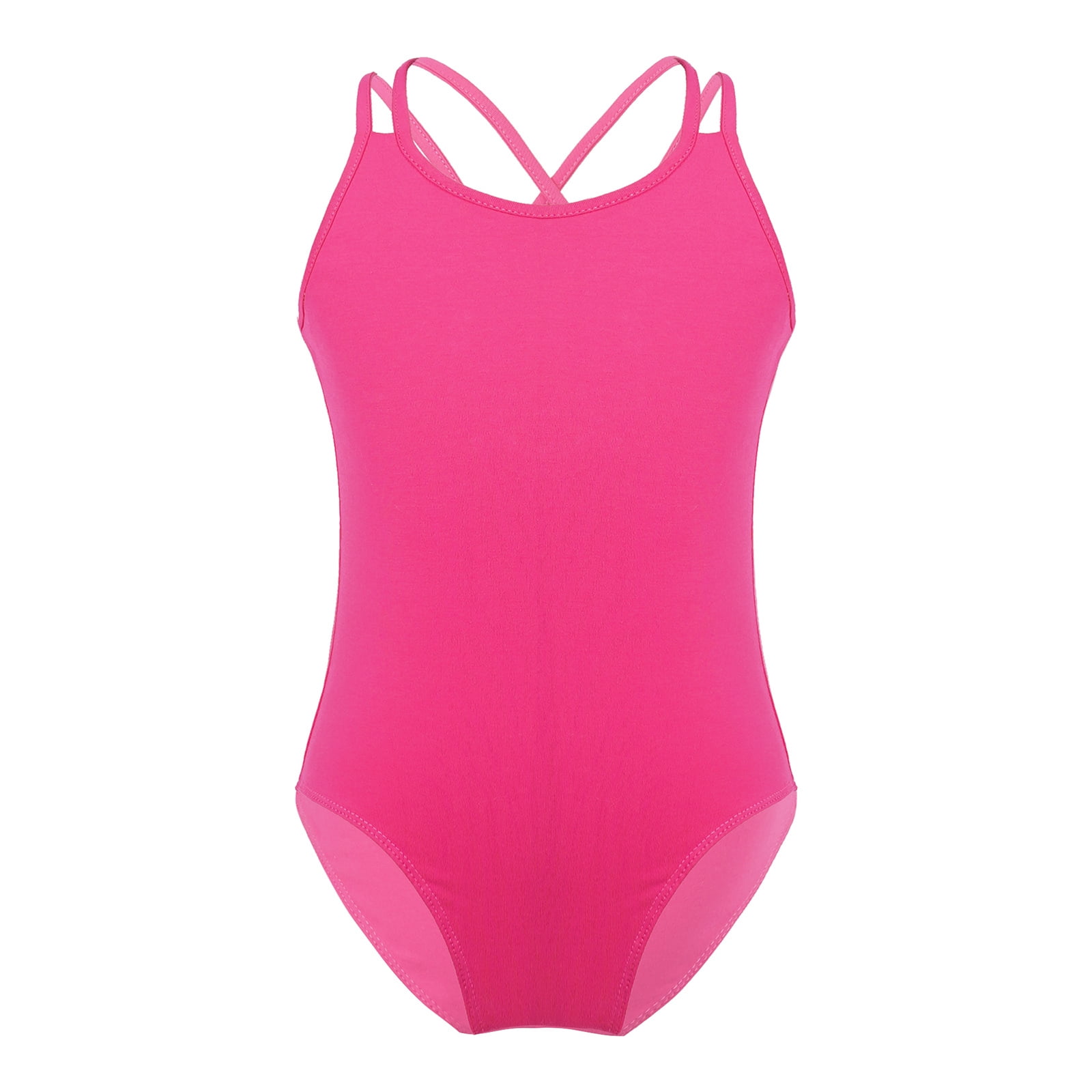 inhzoy Kids Girls' Spaghetti Straps Camisole Tank Leotard - Walmart.com