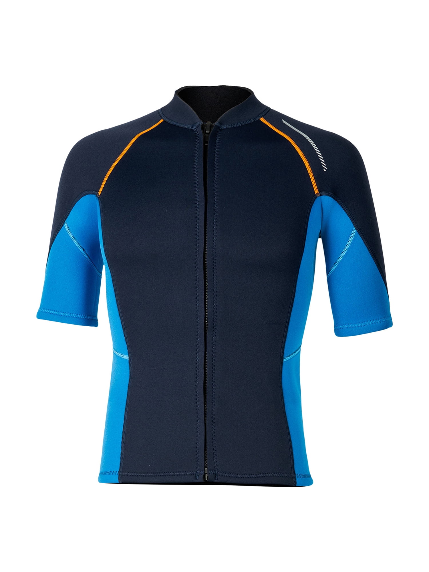inhzoy Men 1.5mm Neoprene Diving Surfing Swim Tops Wetsuit Short Sleeve ...