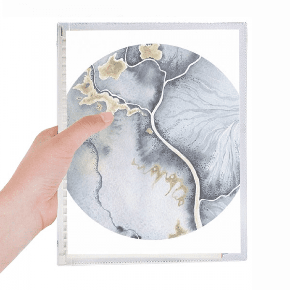 ink shading watercolor notebook loose diary refillable journal statiry ...