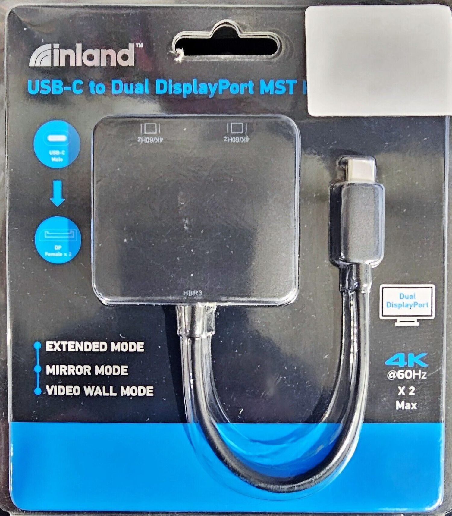 inland USB-C to Dual DisplayPort MST Hub (MC 182899) - Walmart Business ...