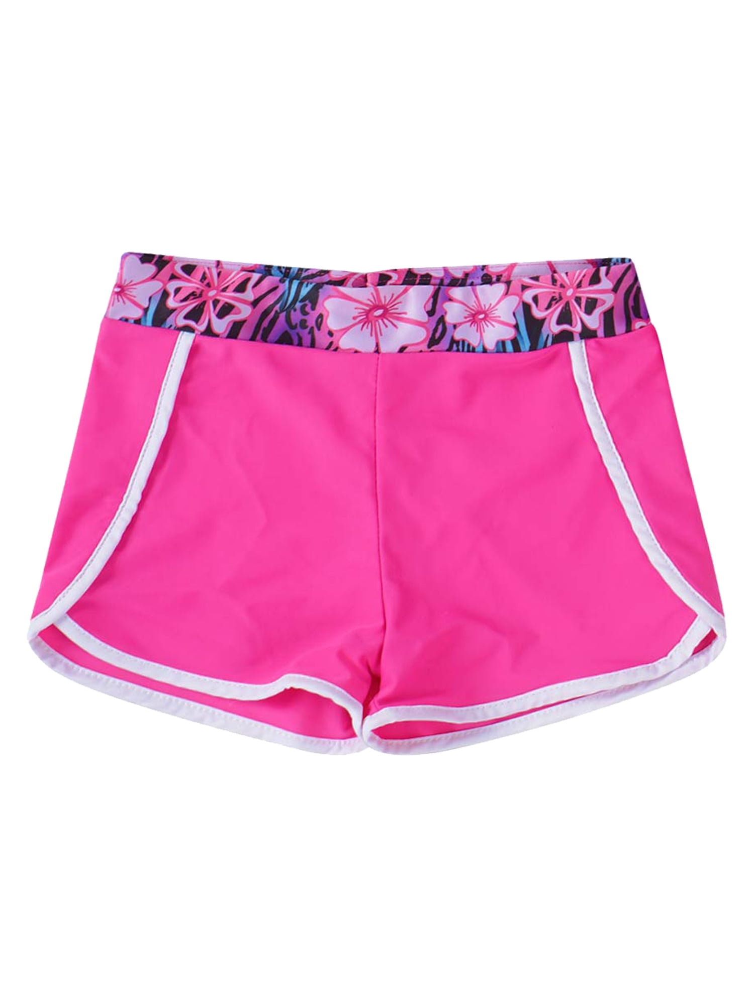 inlzdz Kids Girls Swim Shorts Swimwear Tankini Bottoms Beach Sports ...