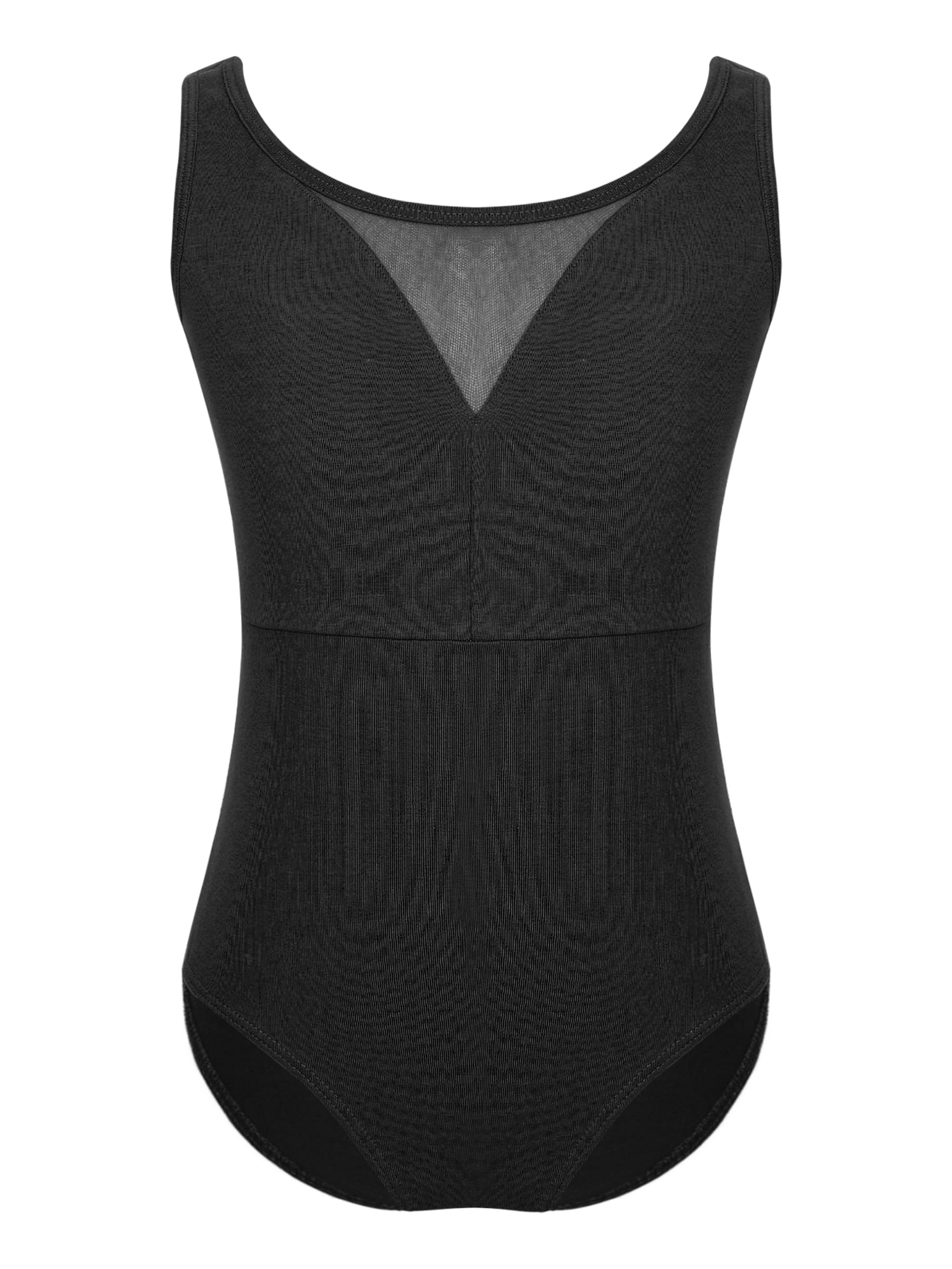 inlzdz Kids Mesh Dance Leotard Girls Gymnastics Tumbling Bodysuit ...
