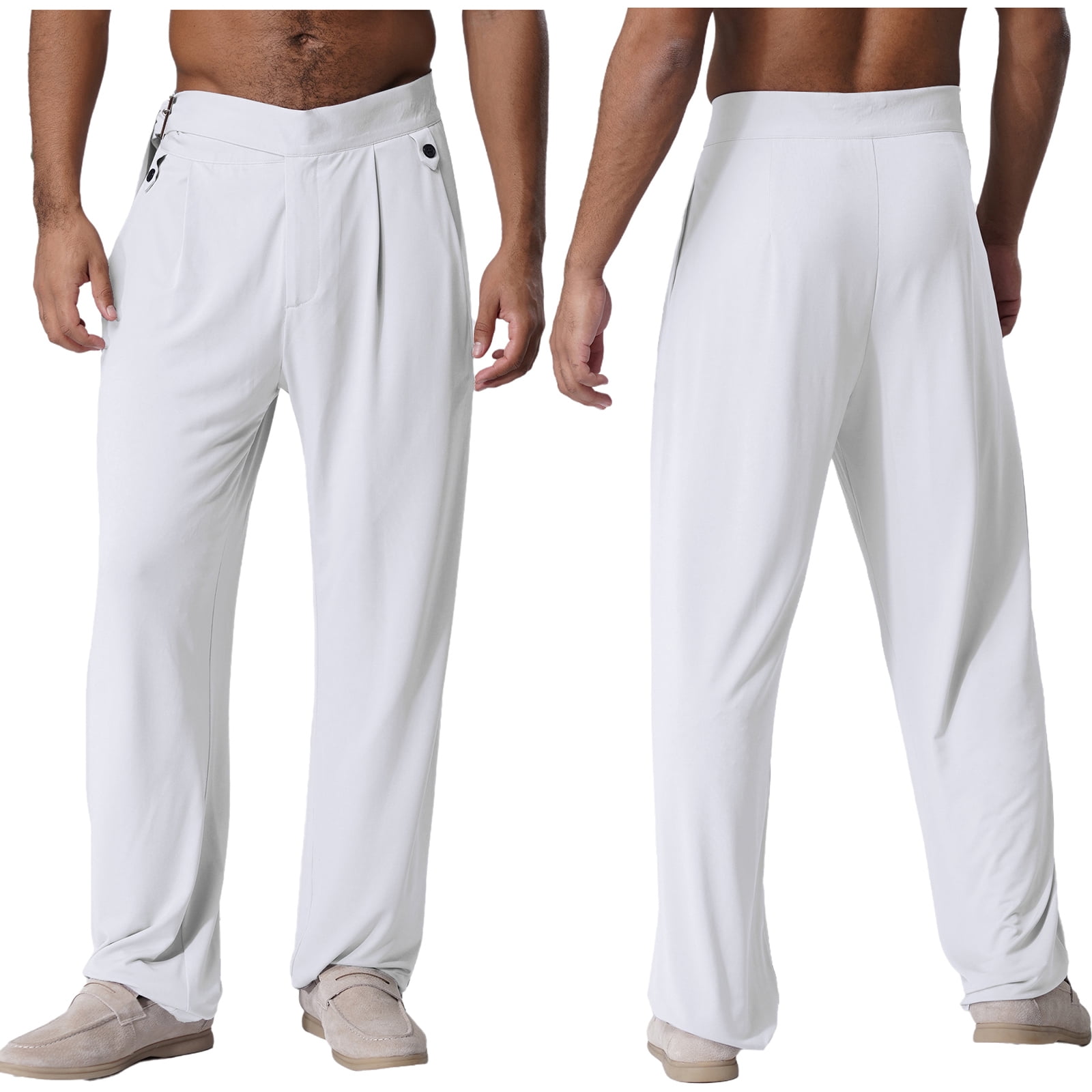 inlzdz Men Modern Ballroom Latin Dance Pants Professional Jazz Dance ...