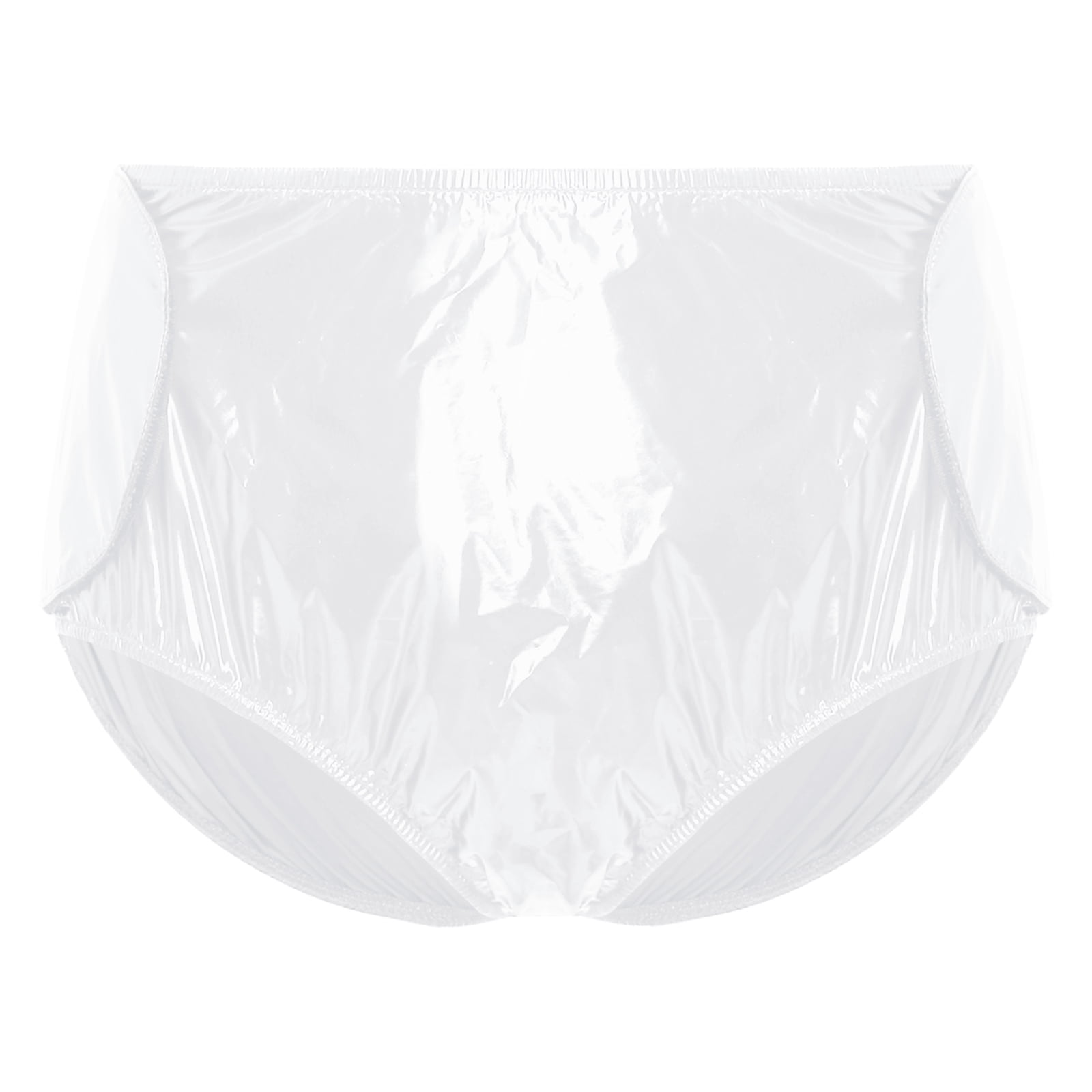 inlzdz Women Easy To Clean Adjustable Waist Plastic Underwear ...