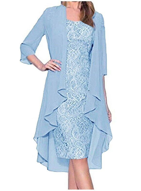 Mother Of The Bride Plus Size Jacket Dresses