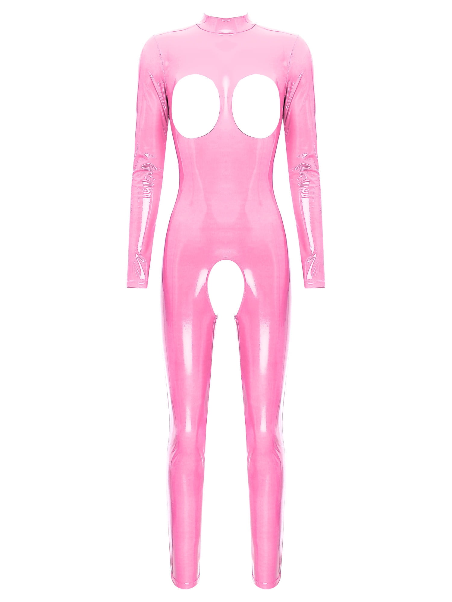 inlzdz Womens Wetlook Leather Cut Out Bodysuit Latex Catsuits Lingerie ... inlzdz Womens Wetlook Leather Cut Out Bodysuit Latex Catsuits Lingerie ...