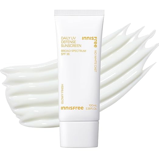 innisfree Daily UV Defense Sunscreen Broad Spectrum SPF 36, Invisible ...