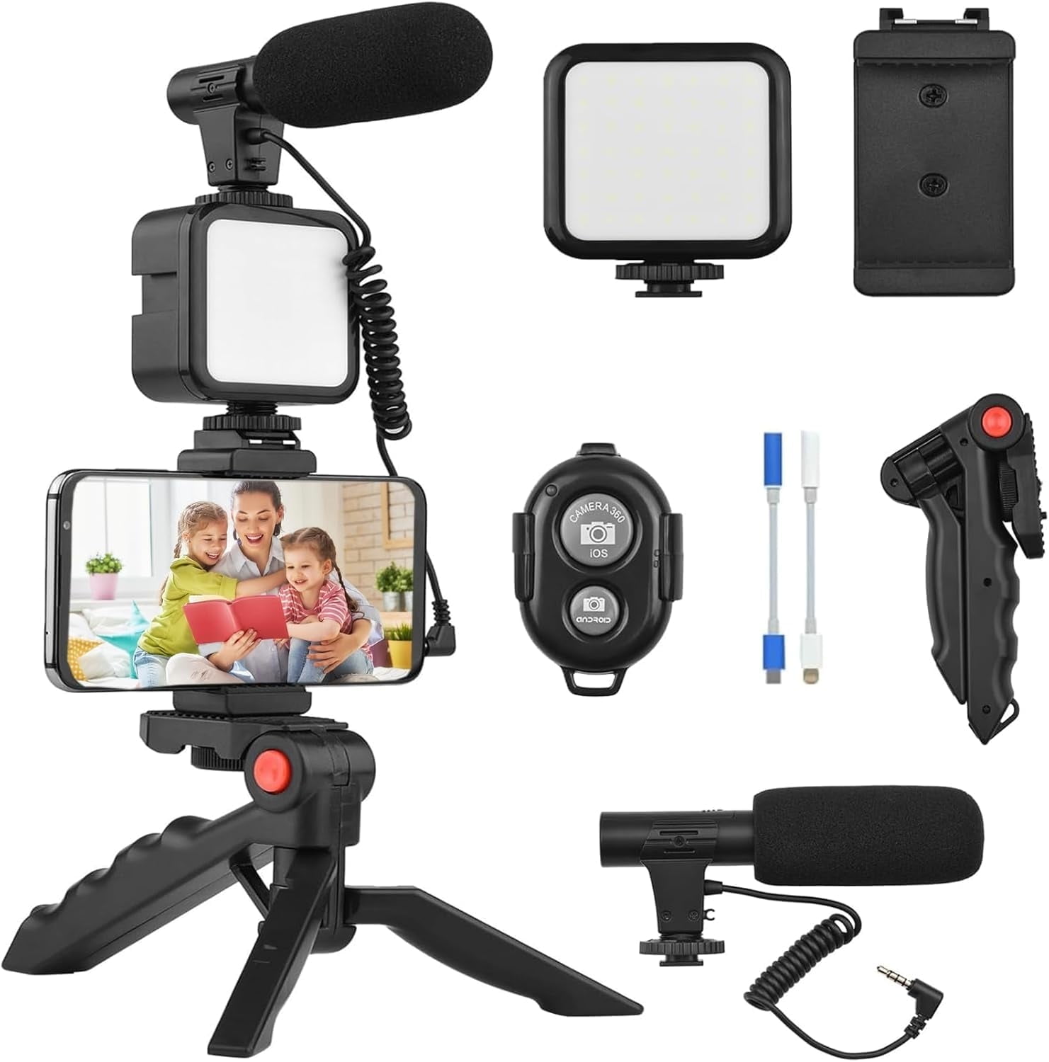 innotech Sc Vlogging Kit for iPhone, Android (with Tripod), with Mini ...