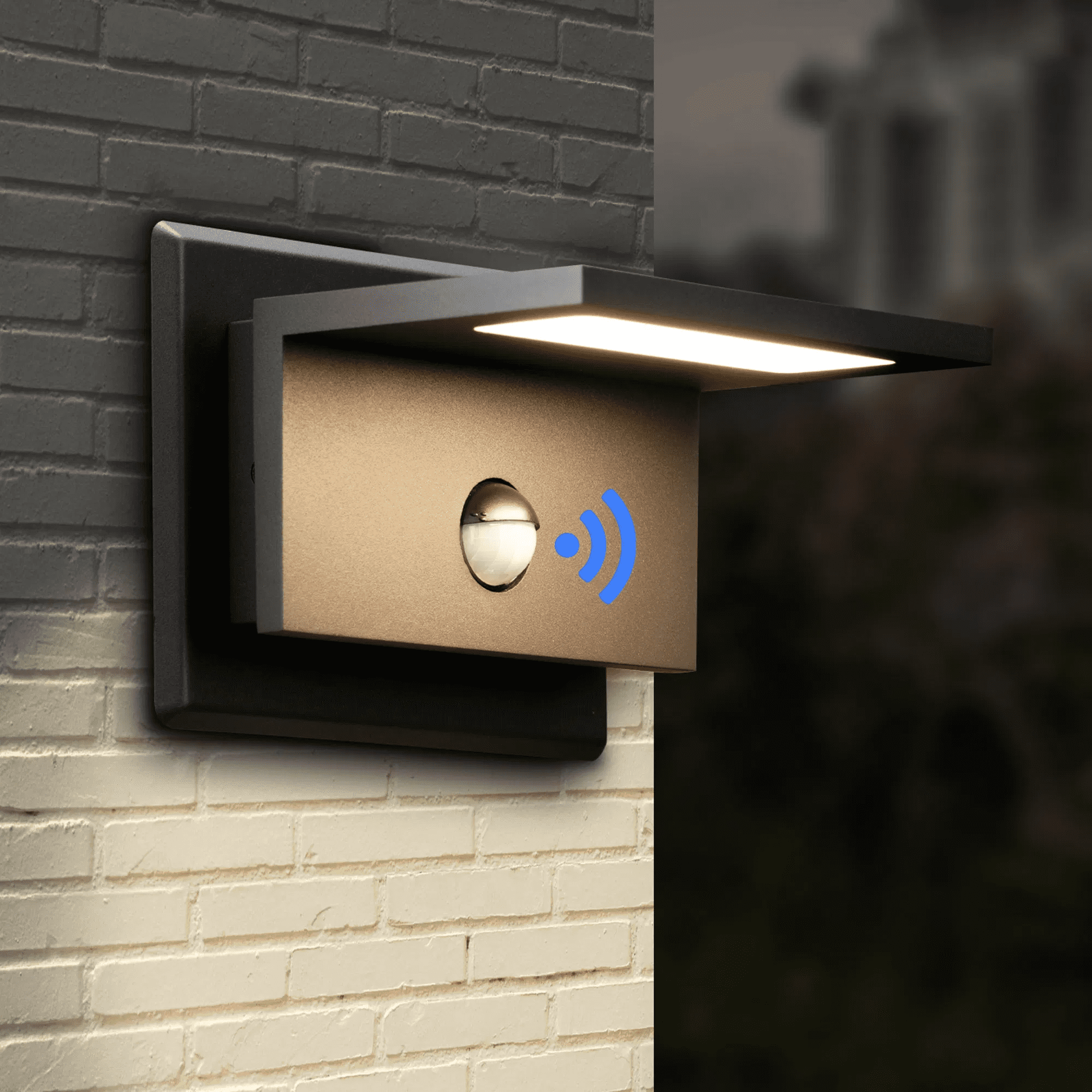 inowel Outdoor Motion Sensor Porch Light – Modern LED Exterior Wall ...