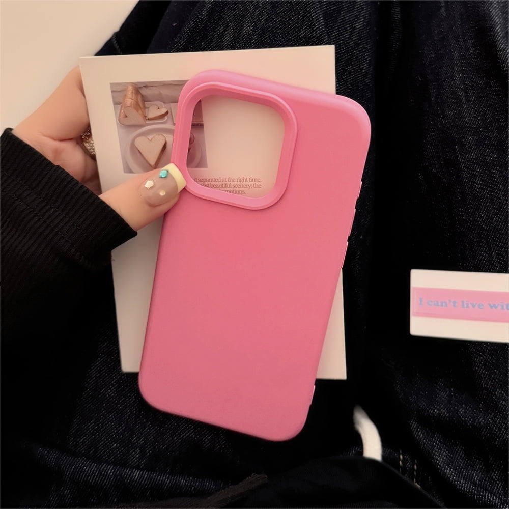 ins solid color simple iphone16pro max suitable for 15 apple phone case ...