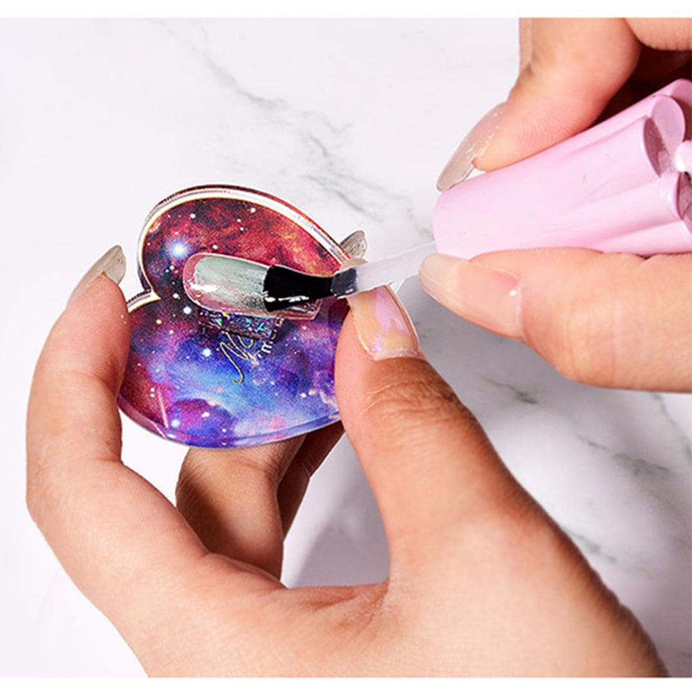 ins style nail art acrylic practice stand color resin agate nail art ...