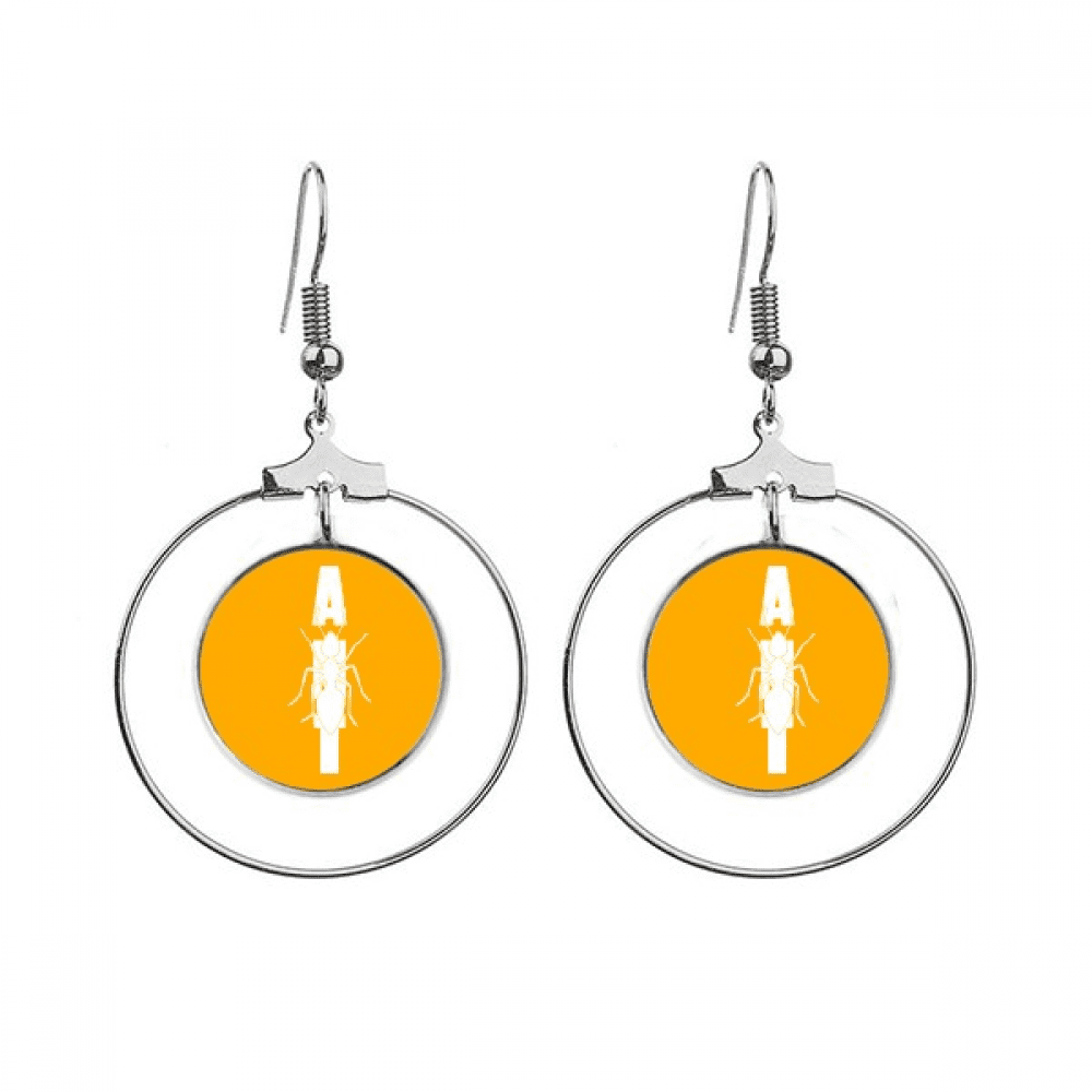 insect barm fears animals ants earrings dangle hoop jewelry drop circle ...