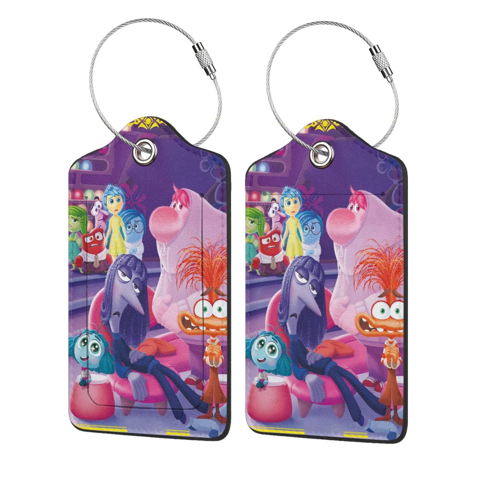 inside-out 2 Luggage Tags for Suitcases Travel ID Identification Labels ...