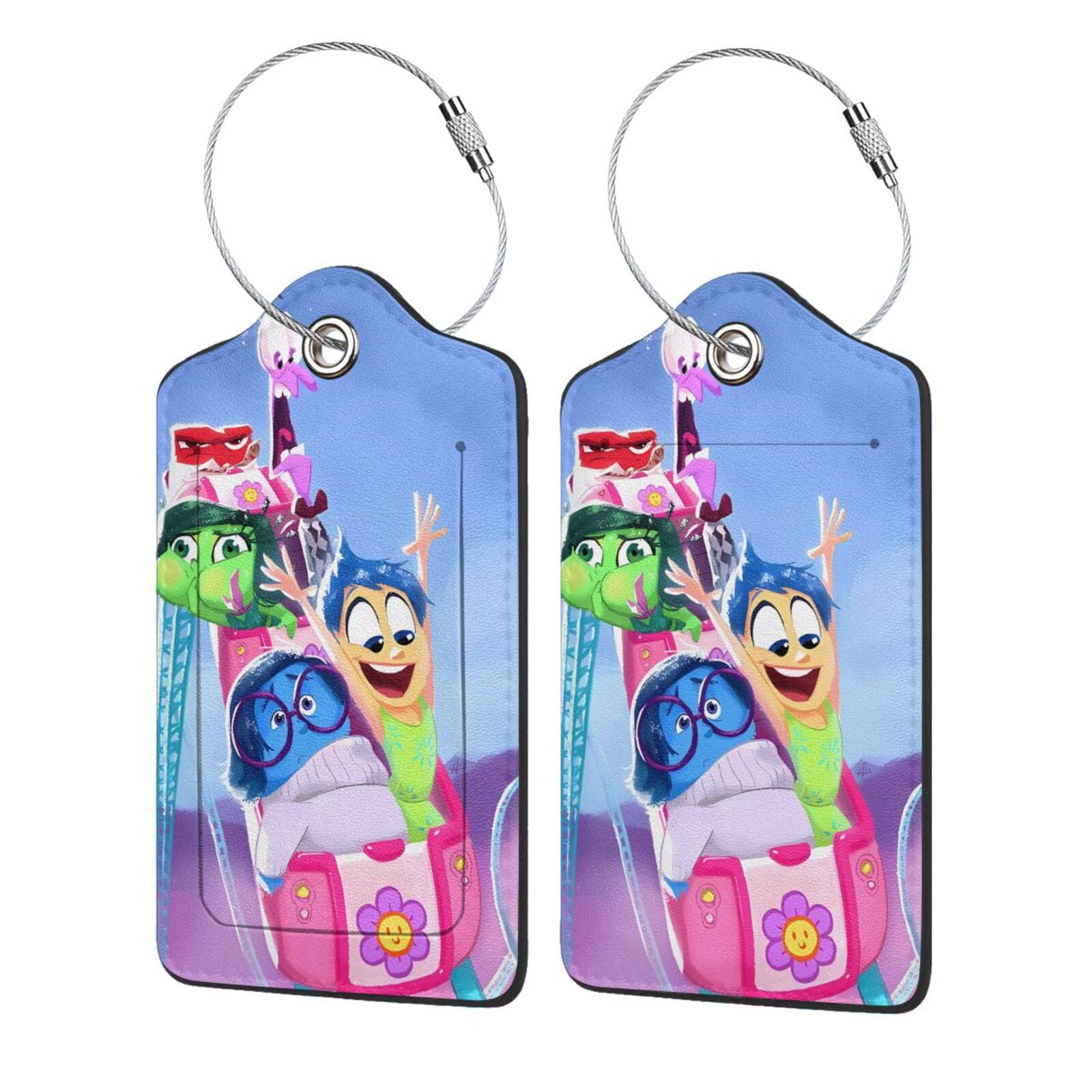 inside-out 2 Luggage Tags for Suitcases Travel ID Identification Labels ...