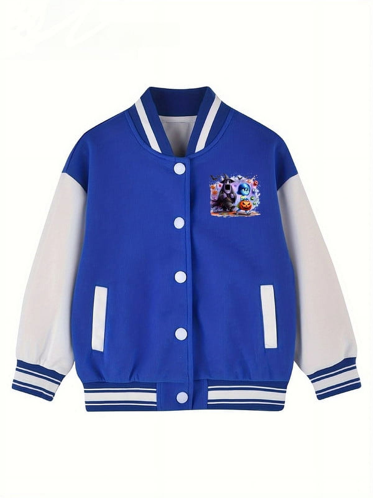 inside out 2 movie Kids Baseball Jackets Boys and Girls Varsity Coat ...