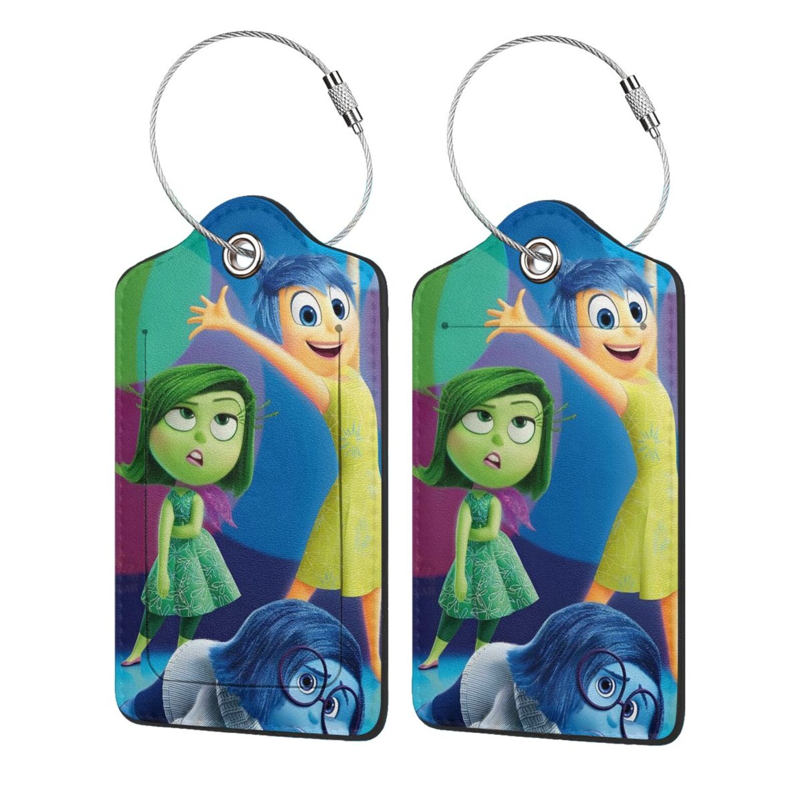 inside out 2 toys3 Luggage Tags for Suitcases Travel ID Identification ...
