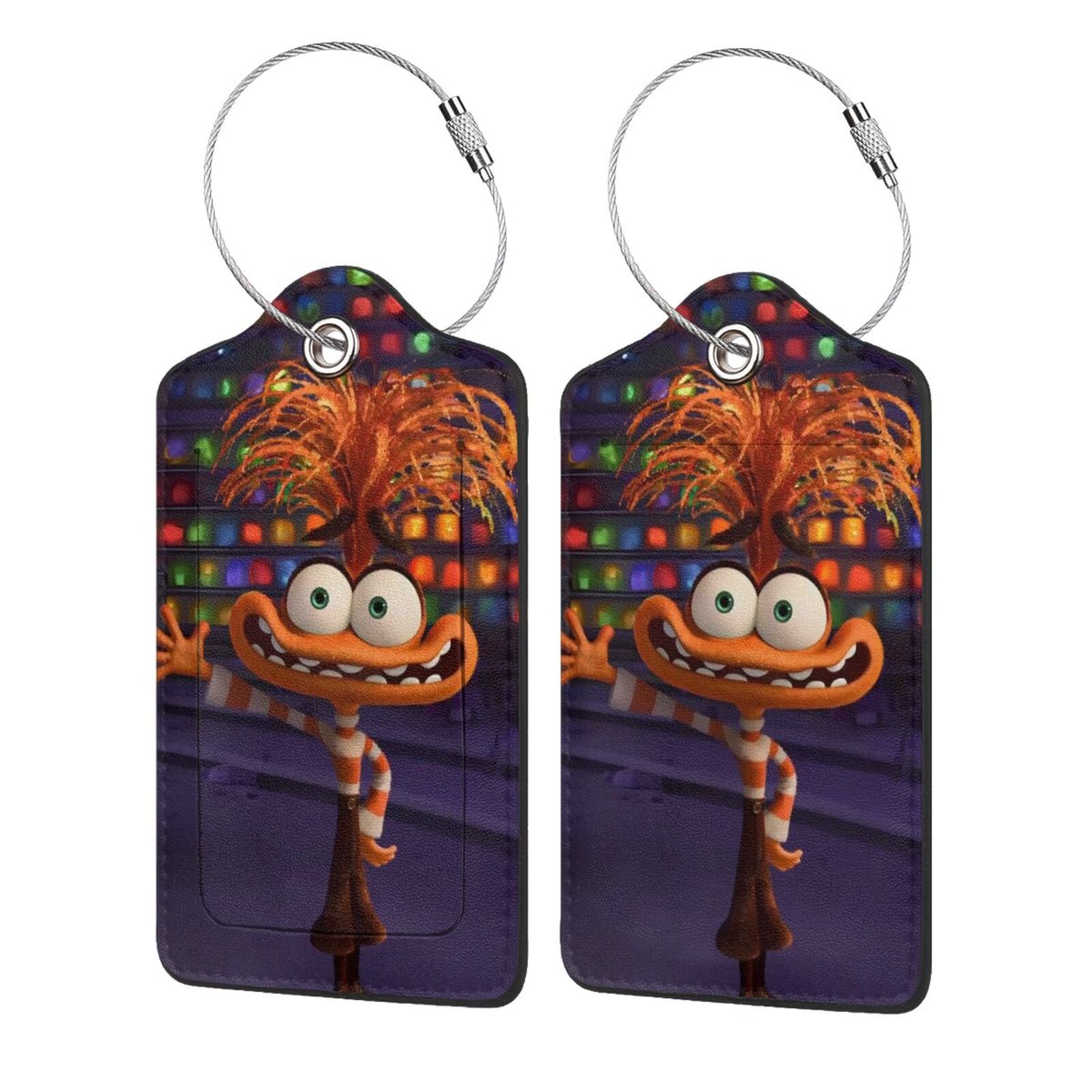 inside out Anxiety64 Luggage Tags for Suitcases Travel ID ...