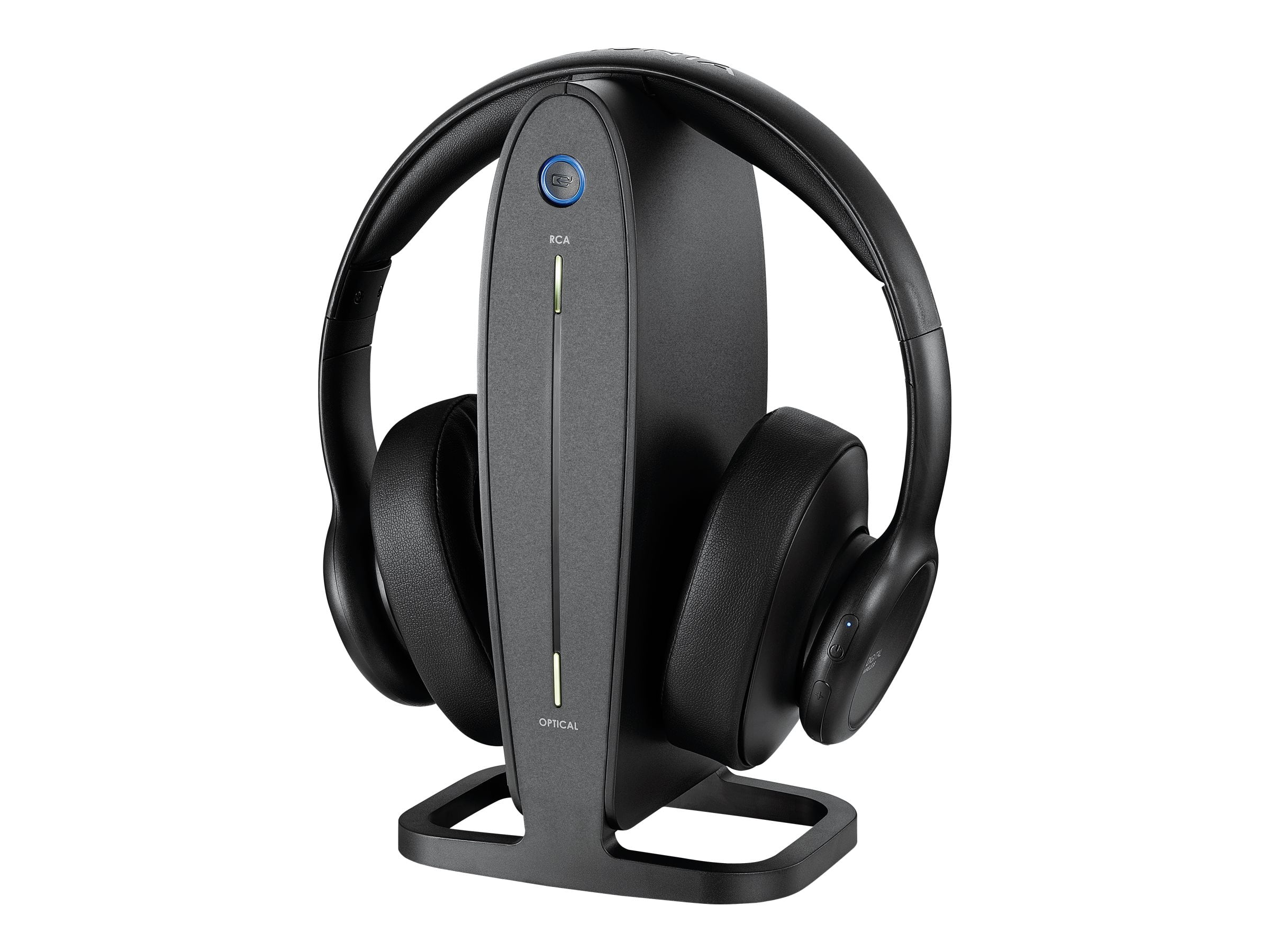 insignia - ns-hawhp2 rf wireless over-the-ear headphones - black ...