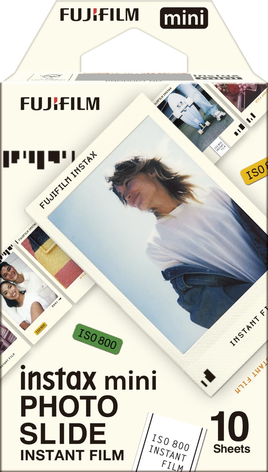 instax mini Film, Photo Slide Border Design, 10 Shot Pack for use with ...