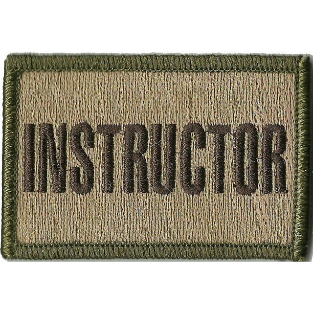 instructor patches - multitan - 2"x3" - Walmart.com