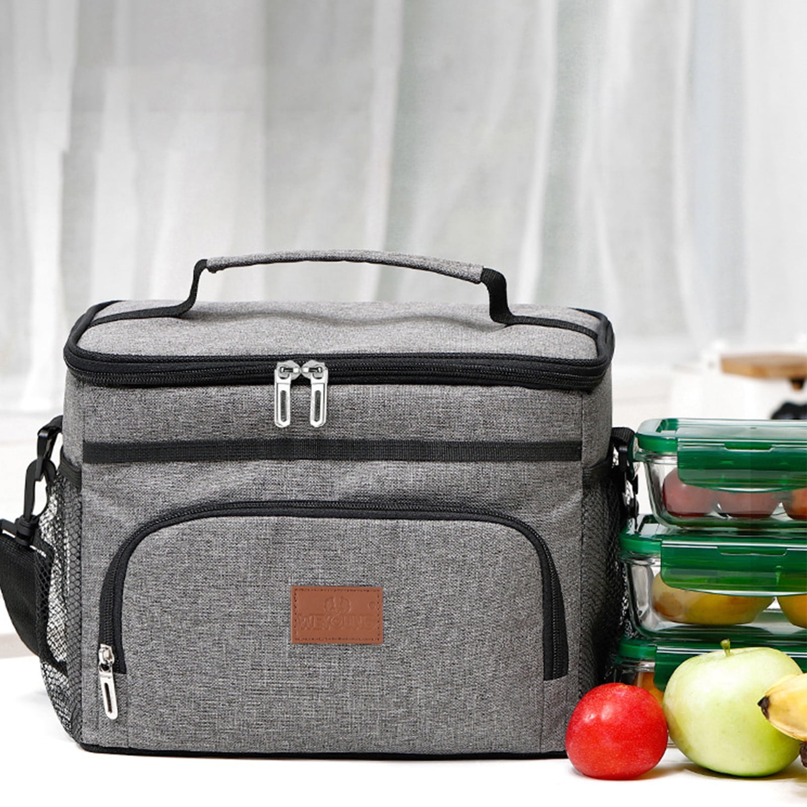 Insulated Cooler Bag | Portable Soft Sided Collapsible Tote | Leakproof ...