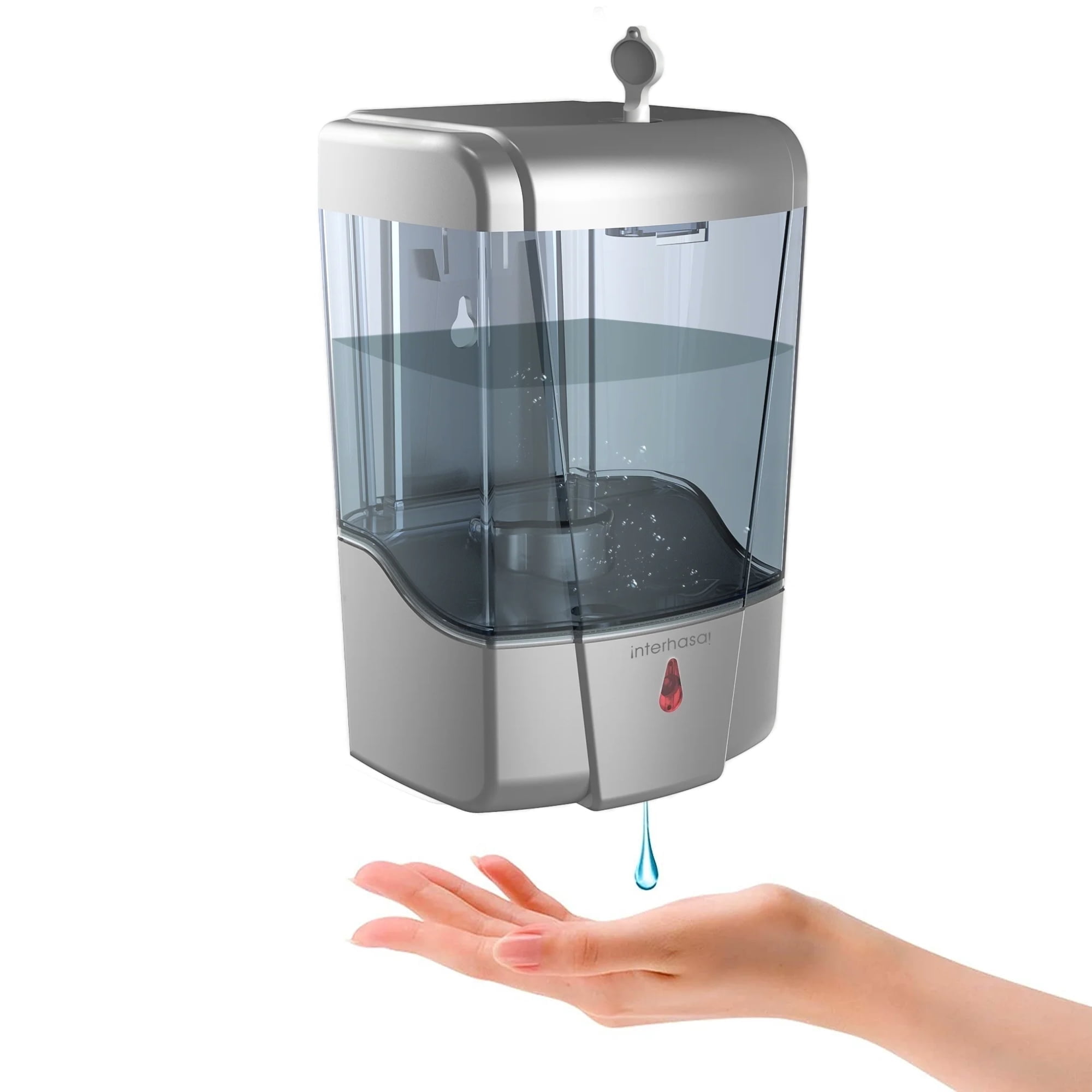 Interhasa! 600ml/20oz Automatic Soap Dispenser, Wall Mount, Touchless ...