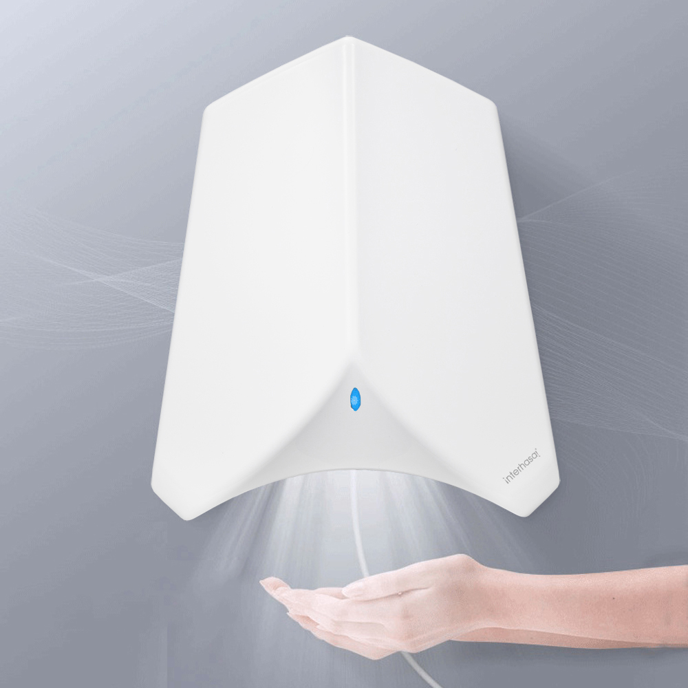 WORLD DRYER NOVA Hand Dryer, 110-240V, Aluminum, White -WRL083000000 ...