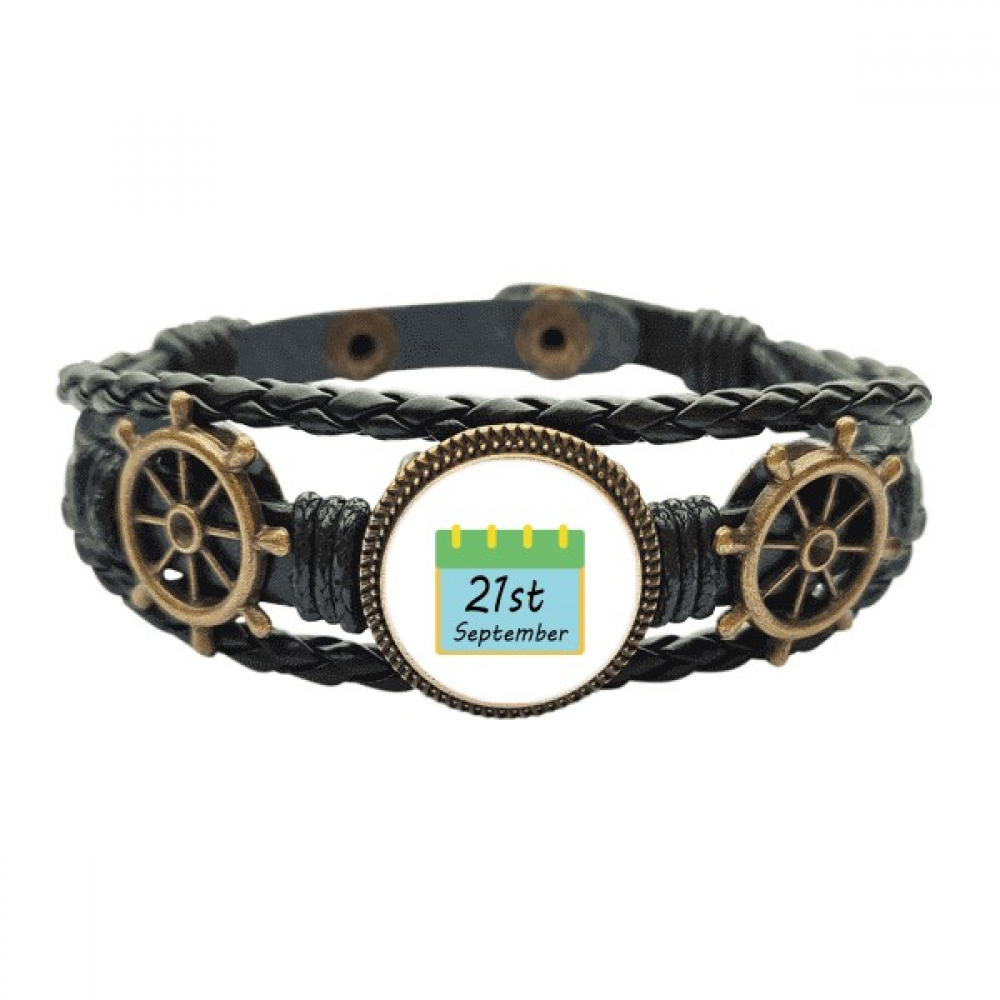 international day penon violence world leather braided ocean bracelet wristband - Walmart.com