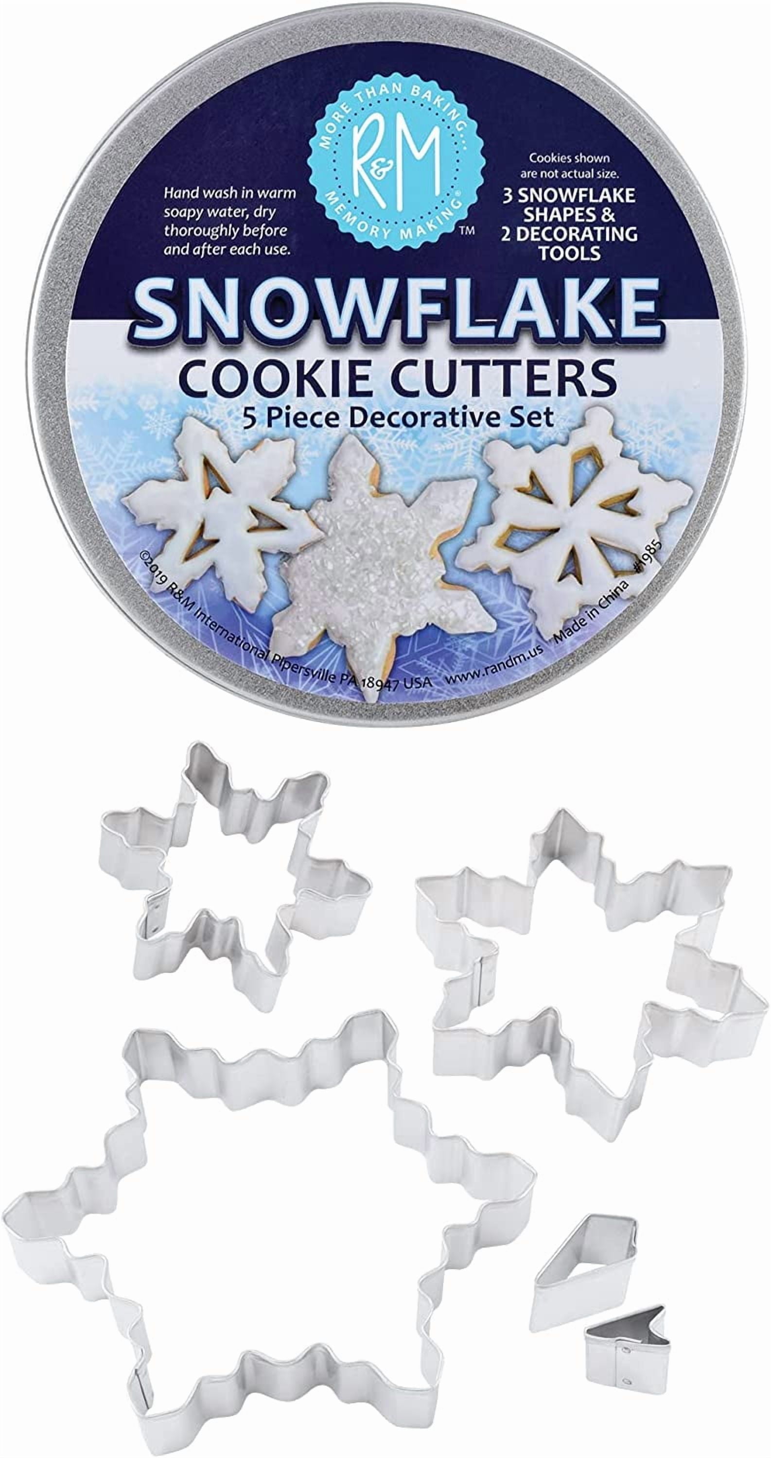 **international snowflake cookie cutters, assorted designs and accents ...