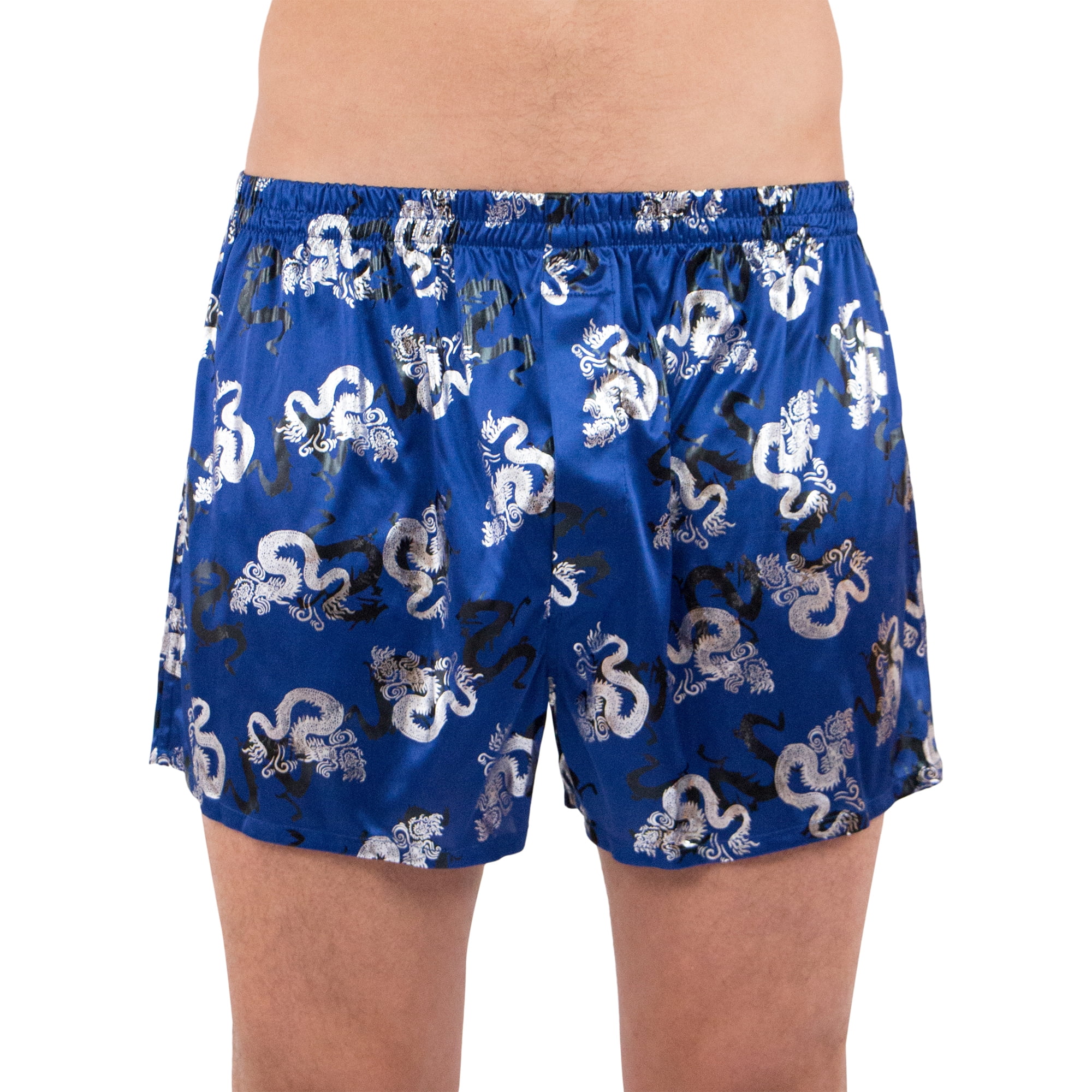 intimo Metallic Dragon Boxer Short Graphic Logo Underwear - Walmart.com