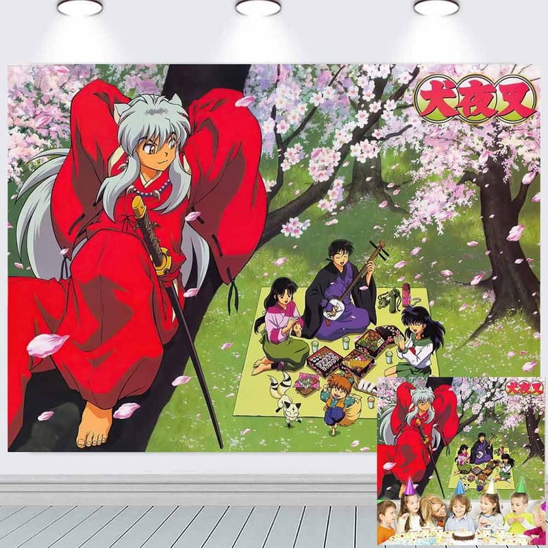 inuyasha Backdrop Banner Party Supplies Poster Movie Theme Background ...