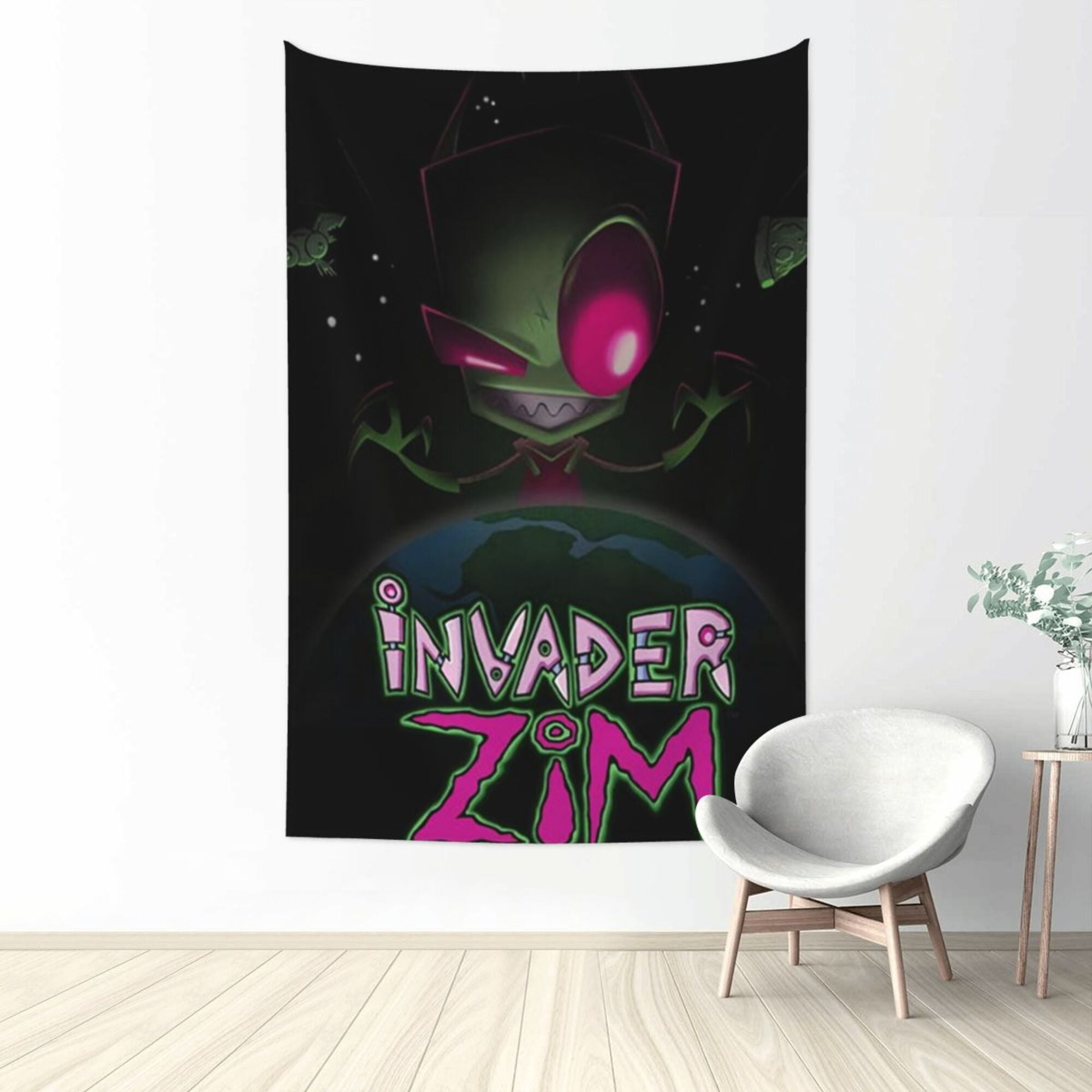 invader zim Anima tapestry poster bedroom room decorated wall hanging ...