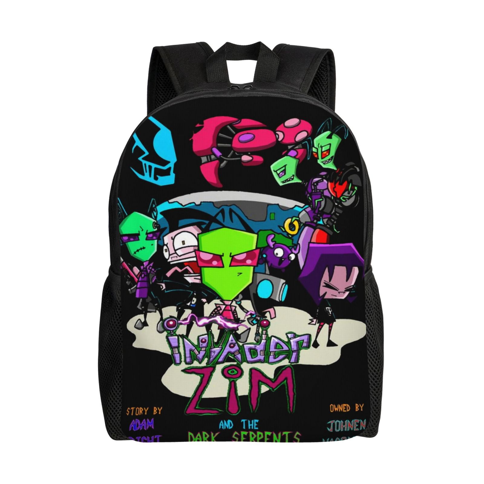 invader zim Backpack 3D Printed Casual Daypacks - Walmart.com