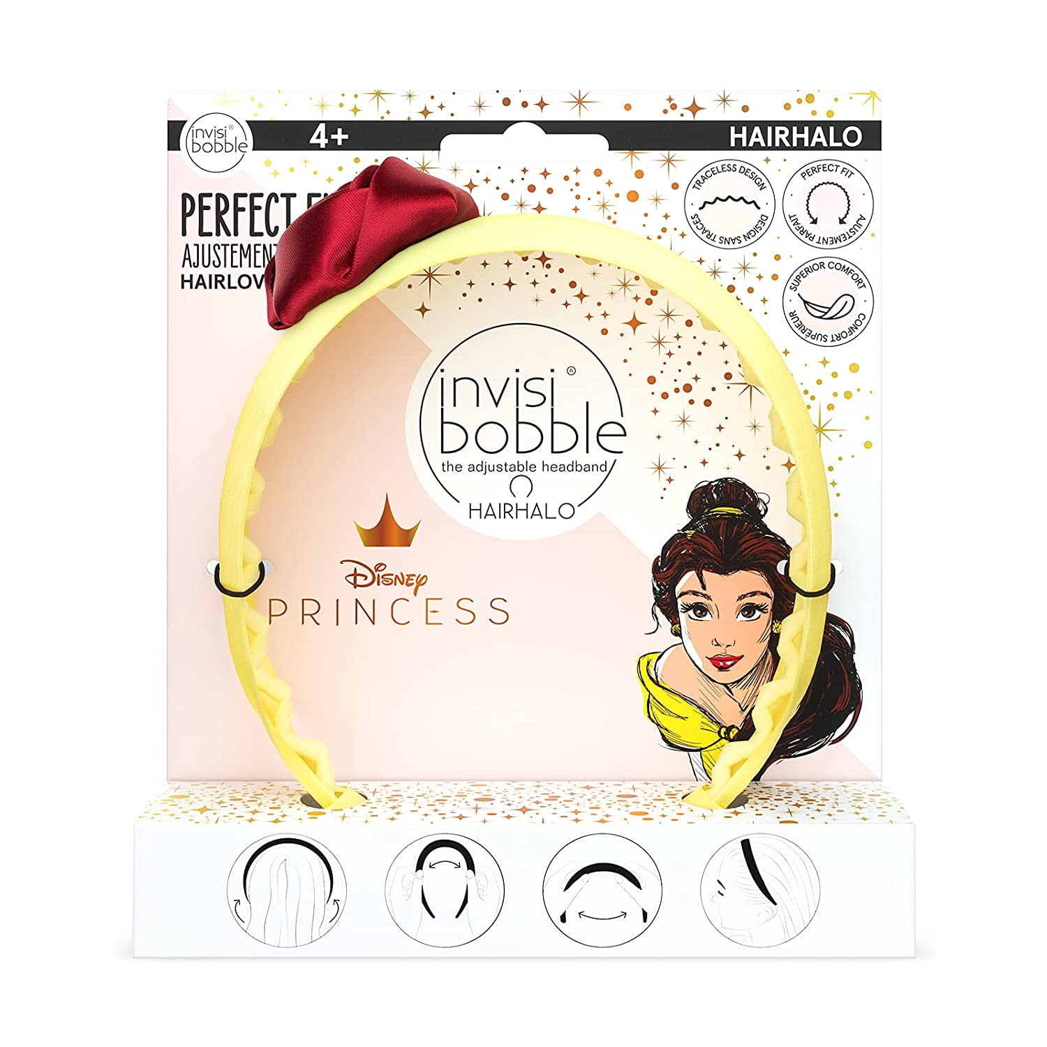 invisibobble HairHalo Adjustable Hair Accessories Band - Disney ...