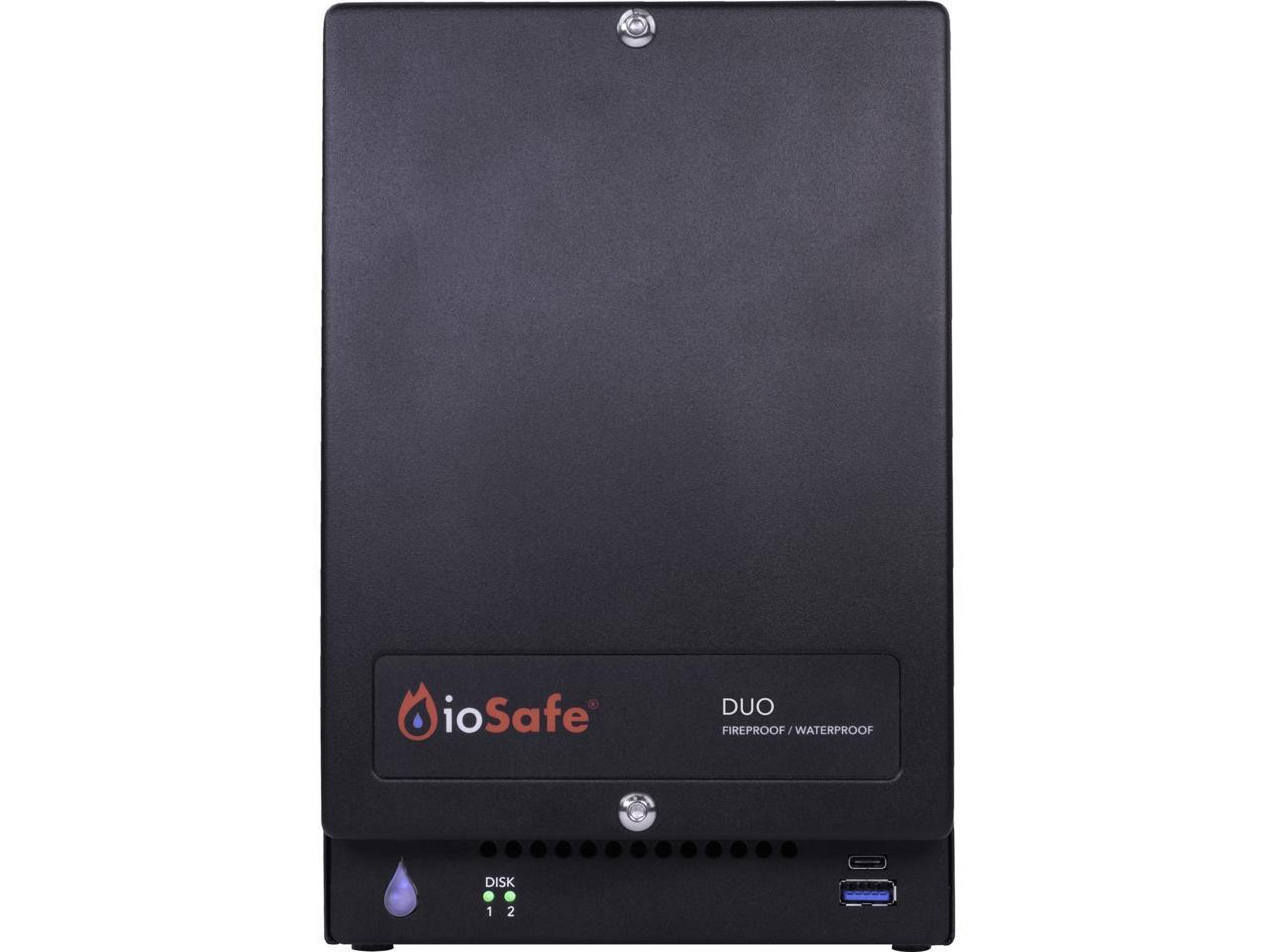 ioSafe Duo 16TB RAID 1 USB 3.2 Fireproof/Waterproof Desktop Hard Drive ...