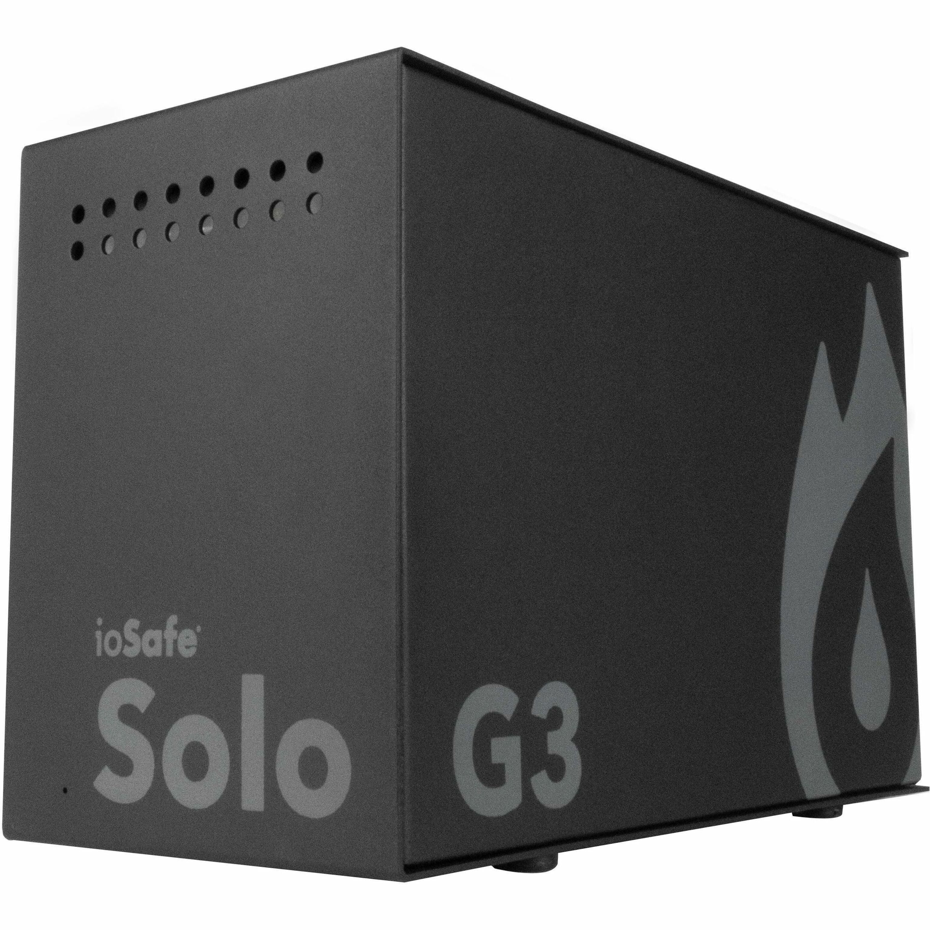 ioSafe Solo G3 Black Edition 4TB Desktop Hard Drive External Black ...