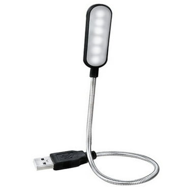 GLORIOUS-LITE 10 LED USB & Battery Powered Book Light with Flexible ...