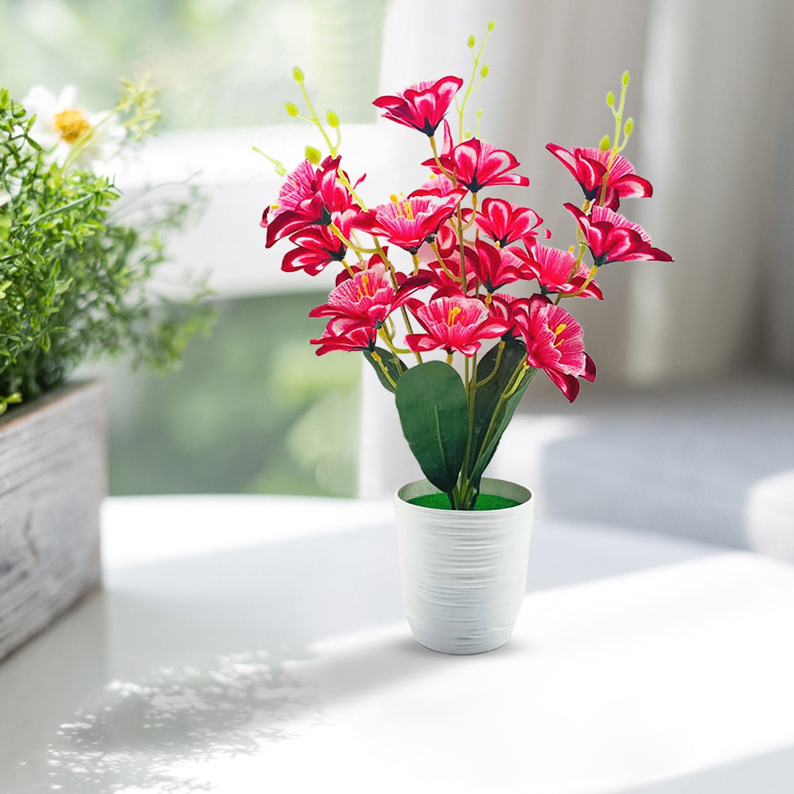 ionze Artificial Plastic Flowers Artificial Faux Flowers Clearance ...