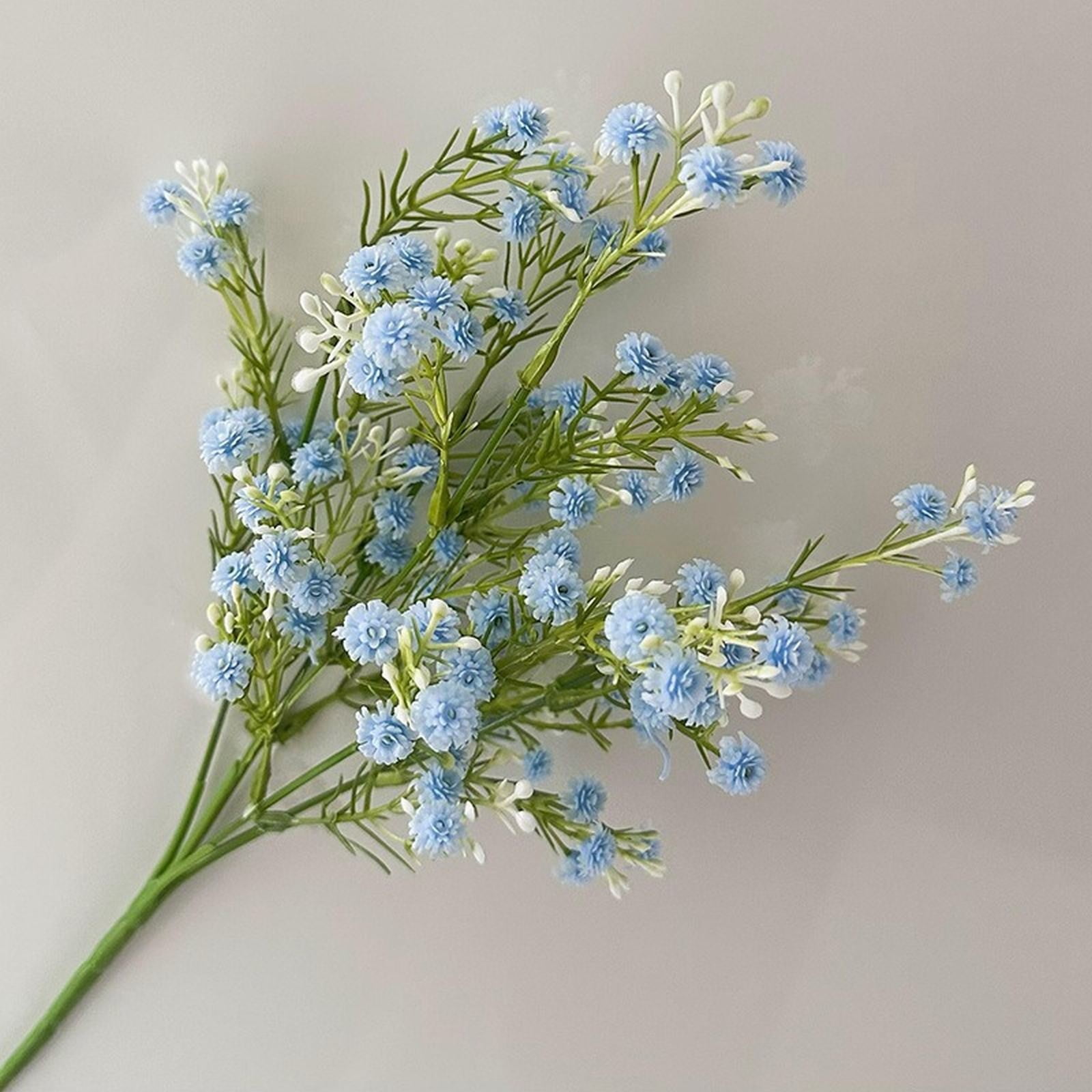 ionze Floral Arrangement, Fake Flowers 5 Petal Soft Silicone Starry Sky ...