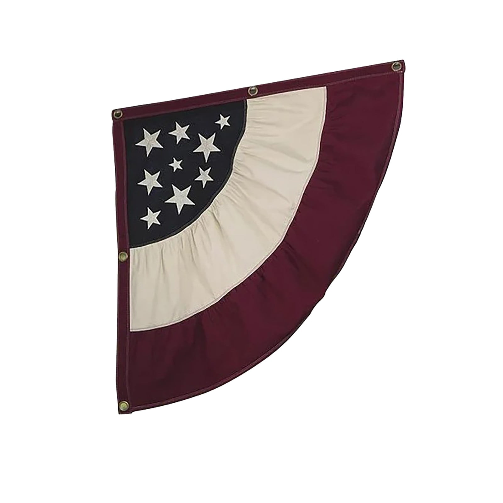 Ionze Home Decorations American Pleated Fan Flag Usa American Bunting