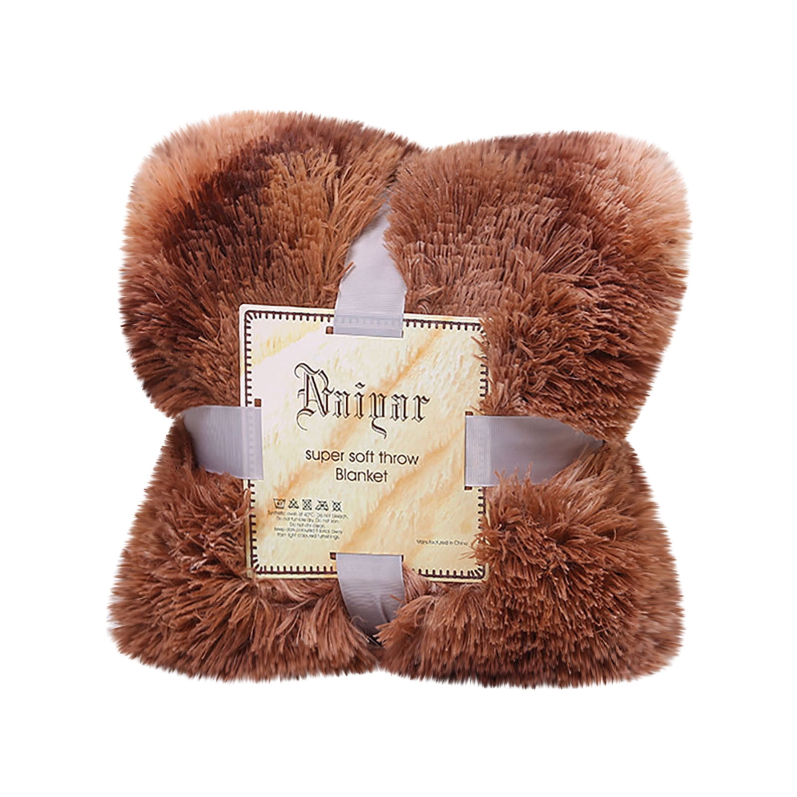 ionze Home Textiles Decorative Super Soft Faux Blanket 50" X 63 ...