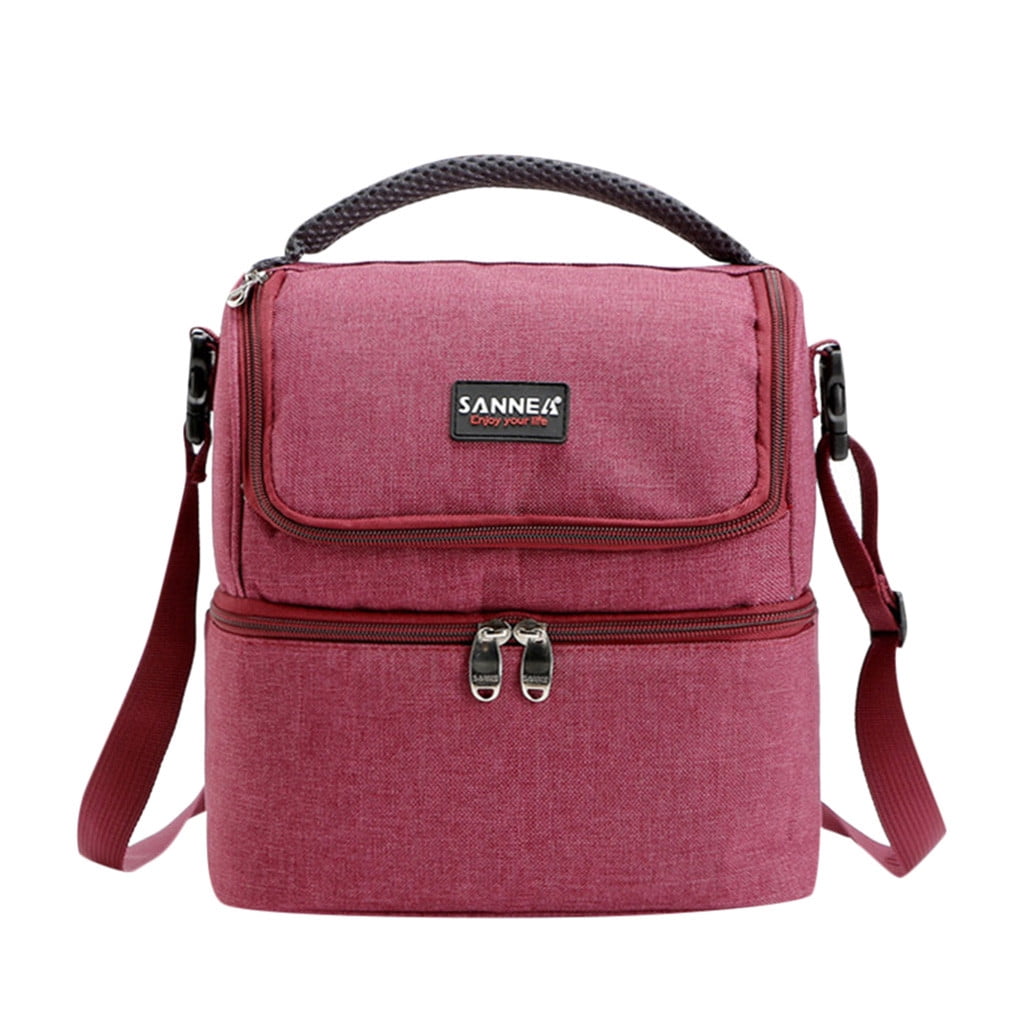 ionze Home Textiles Lunch Box Bag Tote Hot Cold Insulated Thermal ...